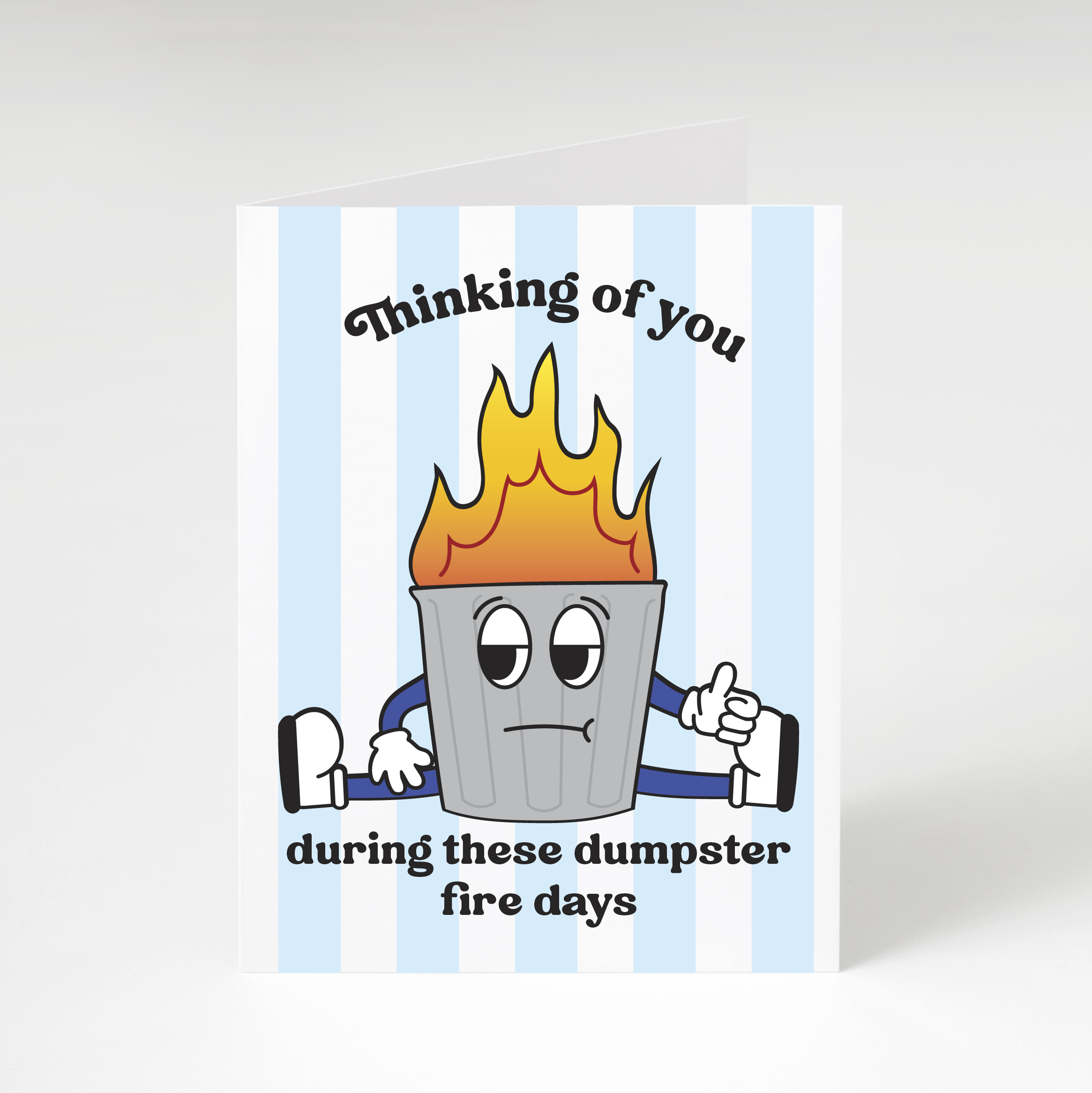 Dumpster Fire Greeting Card – Jami Creates