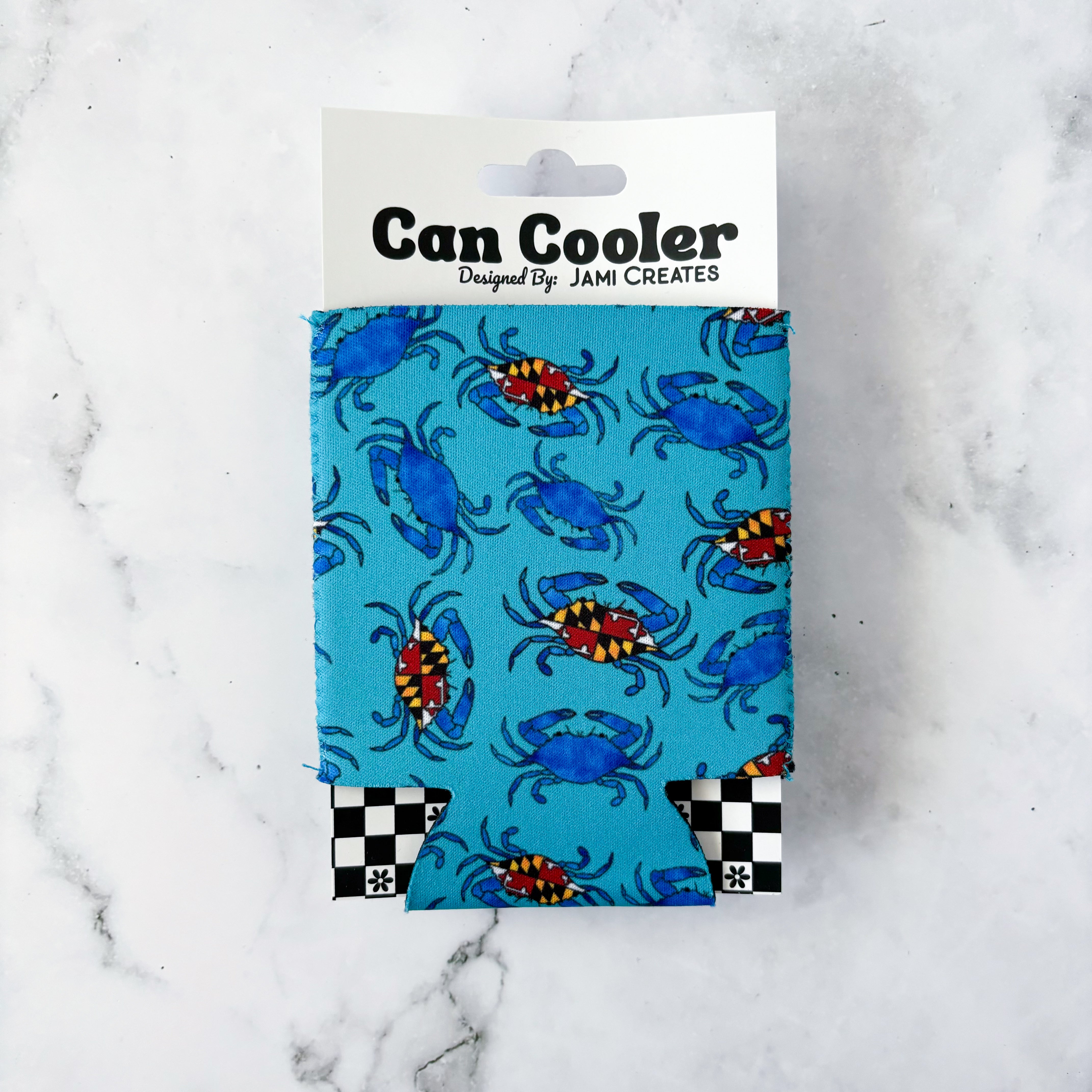 Maryland Blue Crab Can Cooler Koozie – Jami Creates
